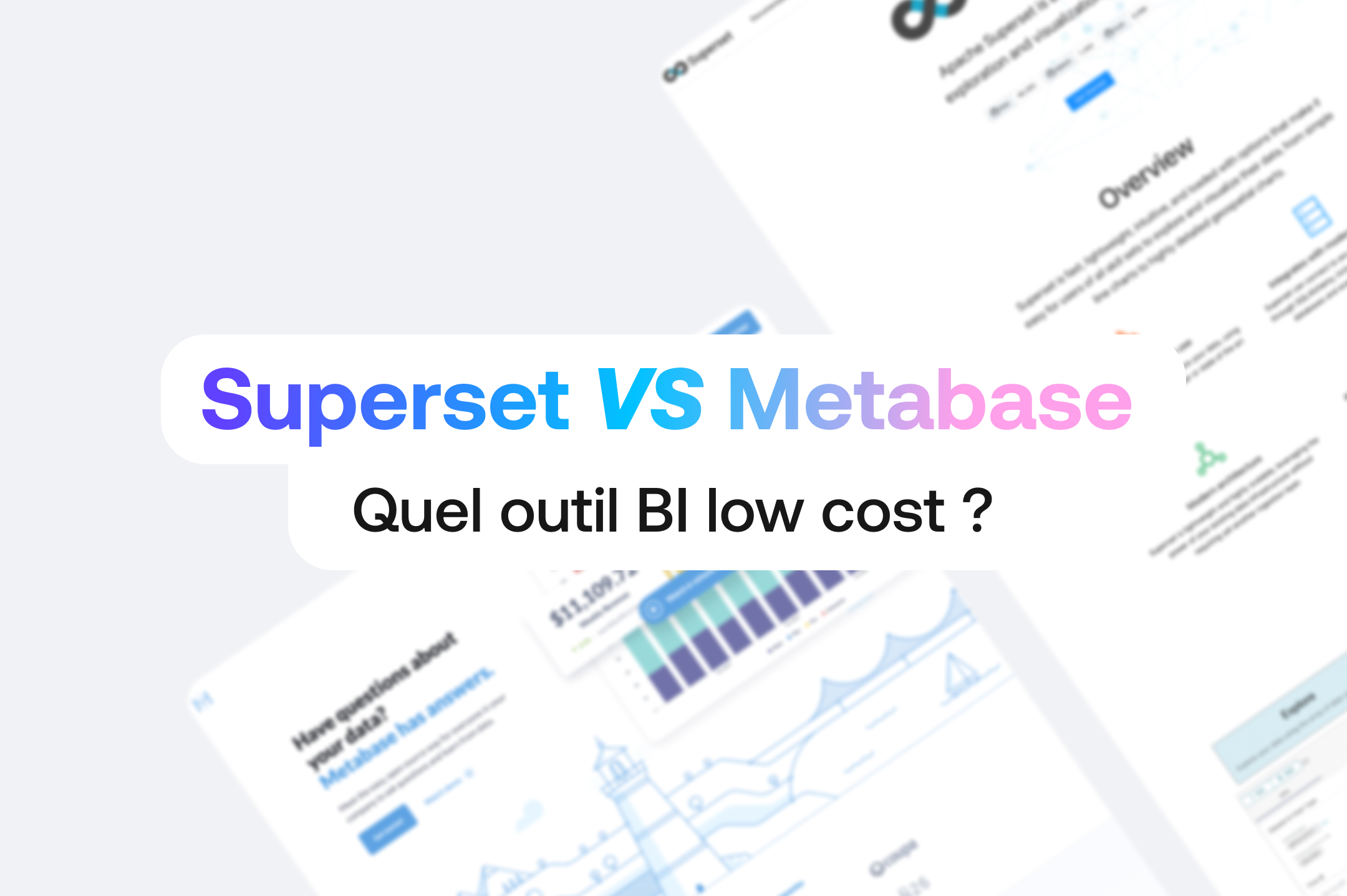 Superset vs Metabase : comment choisir son premier outil de BI